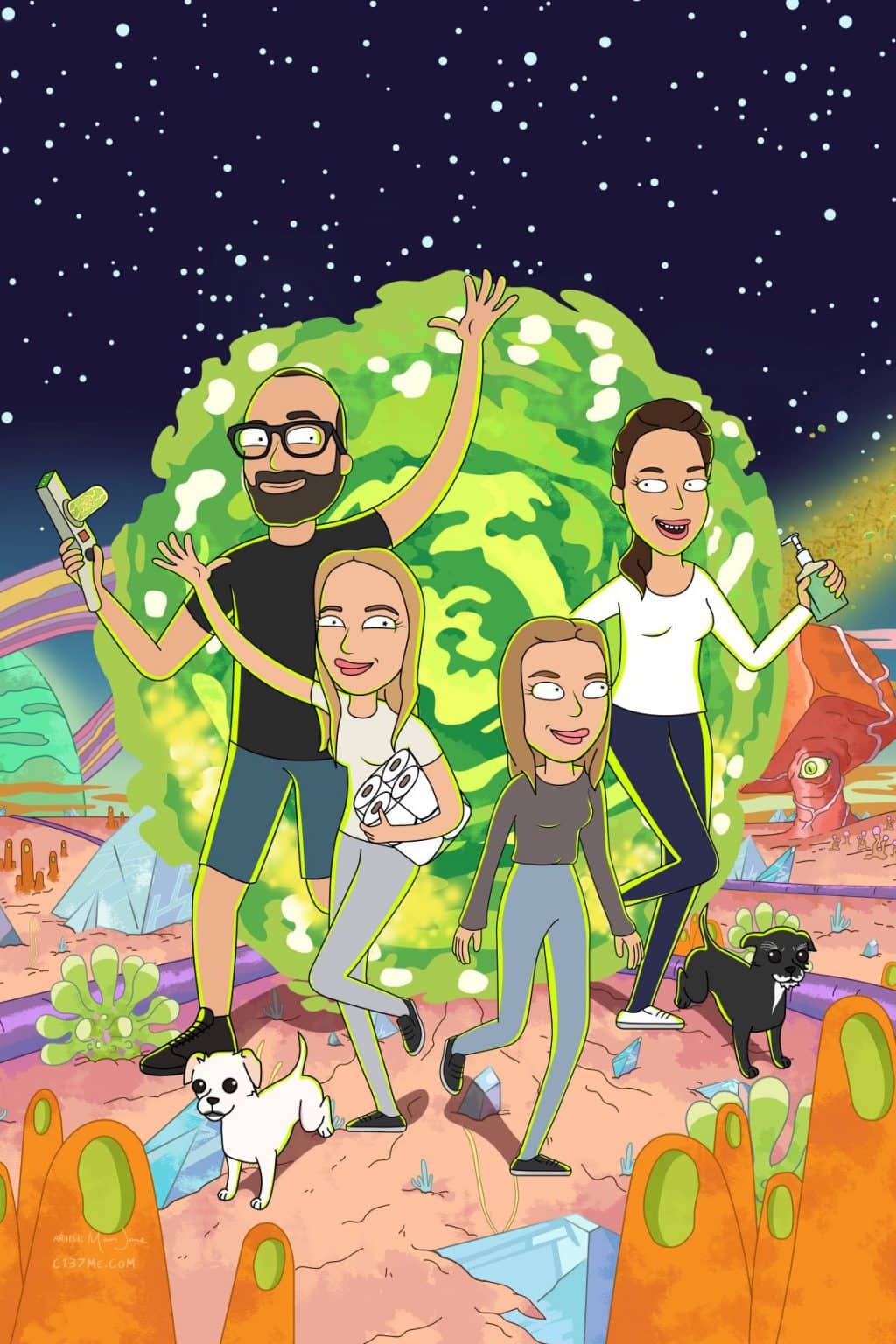 C-137 Me | Become a Rick and Morty Character | Rick and Morty Portrait