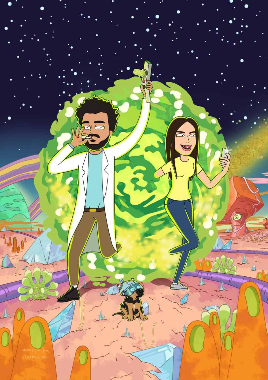 C-137 Me | Become a Rick and Morty Character | Rick and Morty Portrait